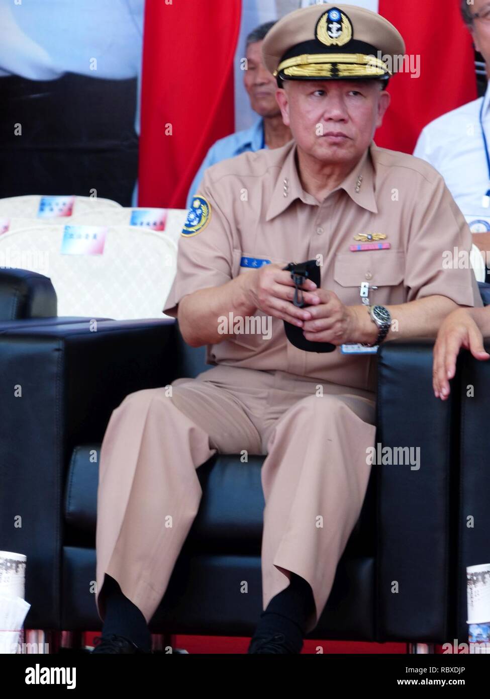 Admiral Chen Yeong-kang, Commander of the Republic of China Navy in ...
