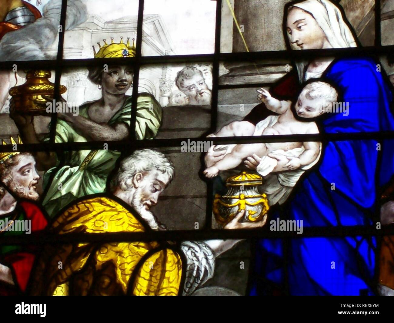 Adoration of Kings, Great Witley Stock Photo - Alamy
