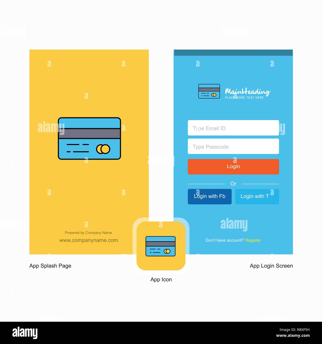 Banking login page Cut Out Stock Images & Pictures - Alamy