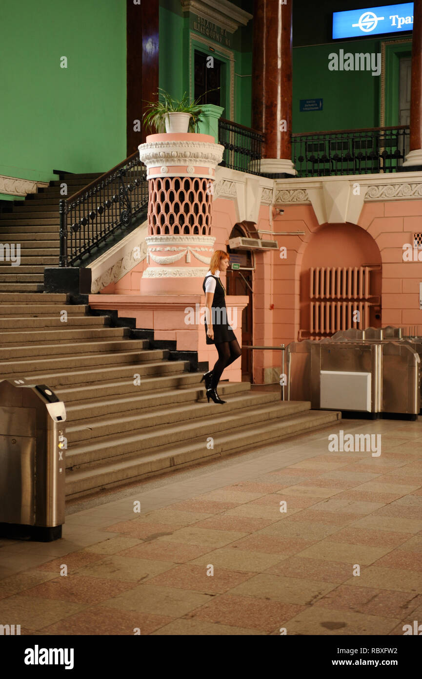 Vyborg women walking next to the park hi-res stock photography and ...