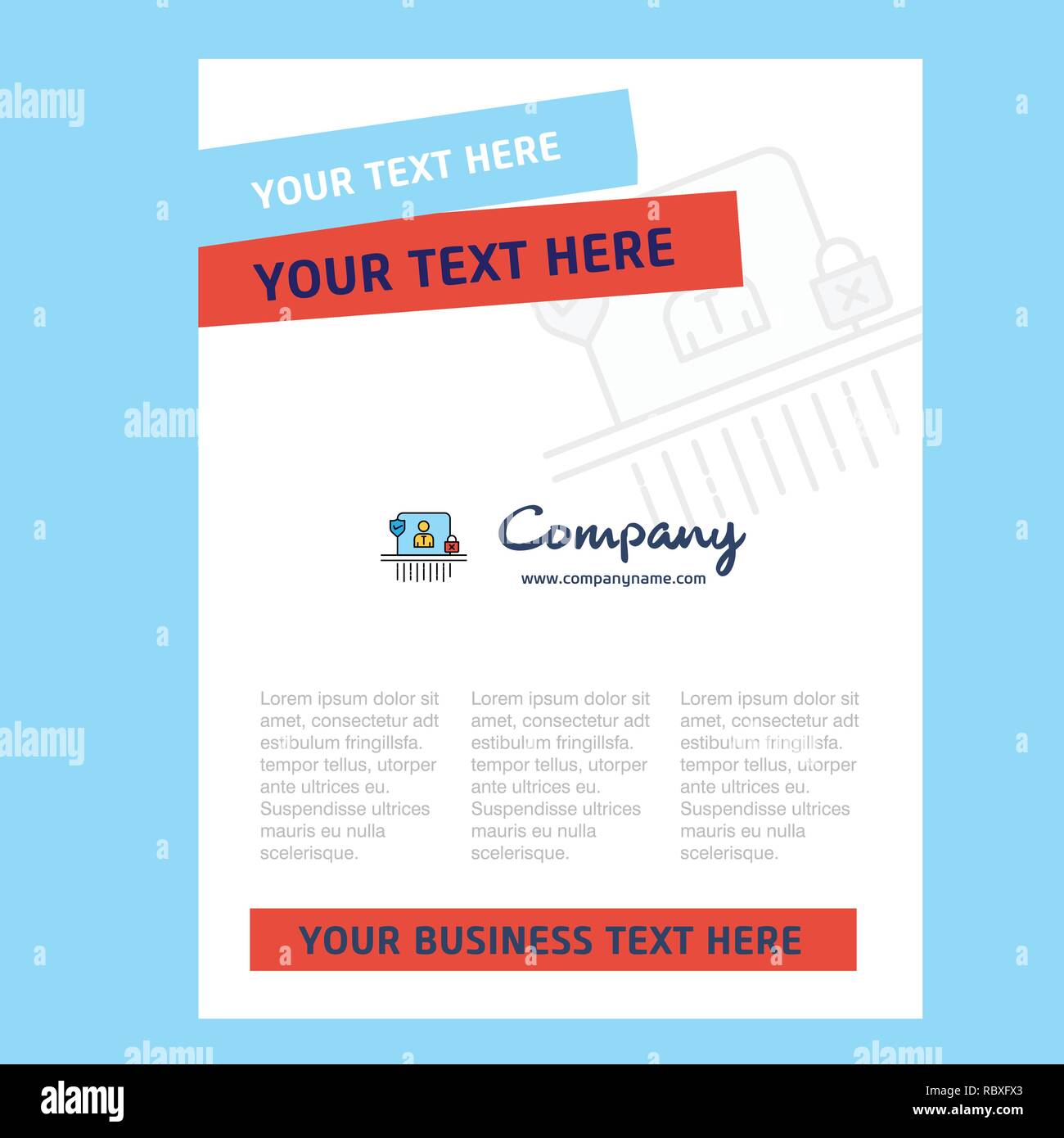 Avatar Title Page Design for Company profile ,annual report ...