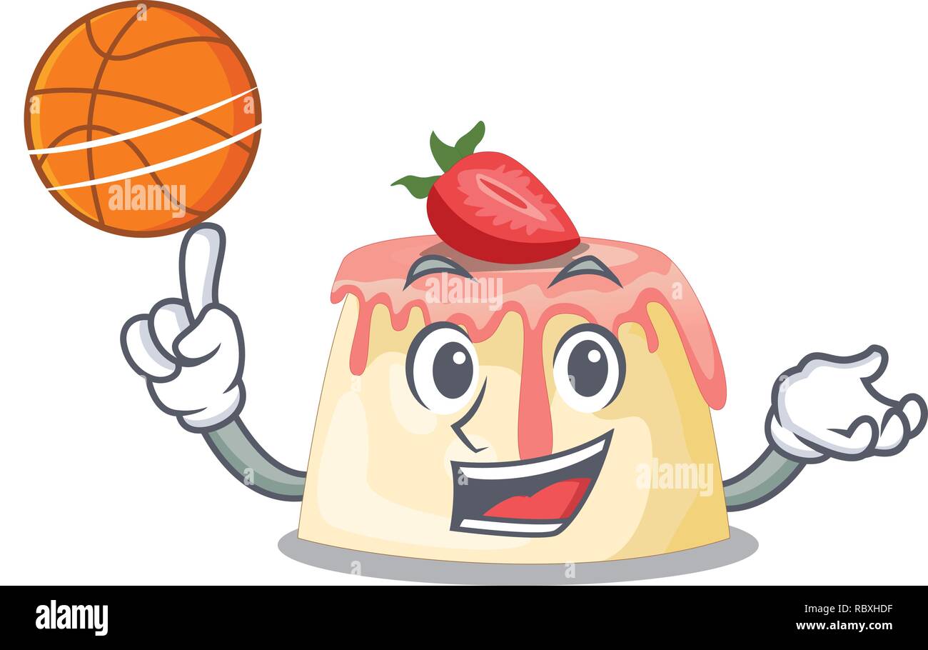 Semolina pudding with fruit Stock Vector Images - Alamy