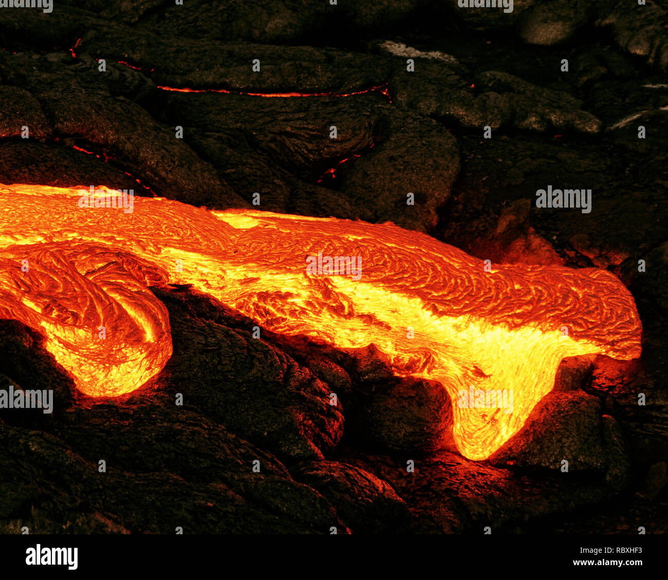 Magma volcanic hawaii hi-res stock photography and images - Alamy