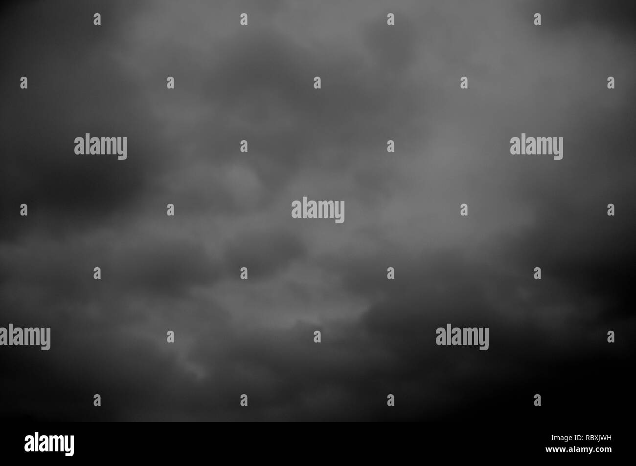 Fantastic sky cumulus clouds Black and White Stock Photos & Images - Alamy