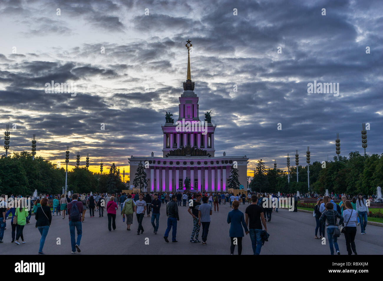 Decoration of vdnkh hi-res stock photography and images - Alamy