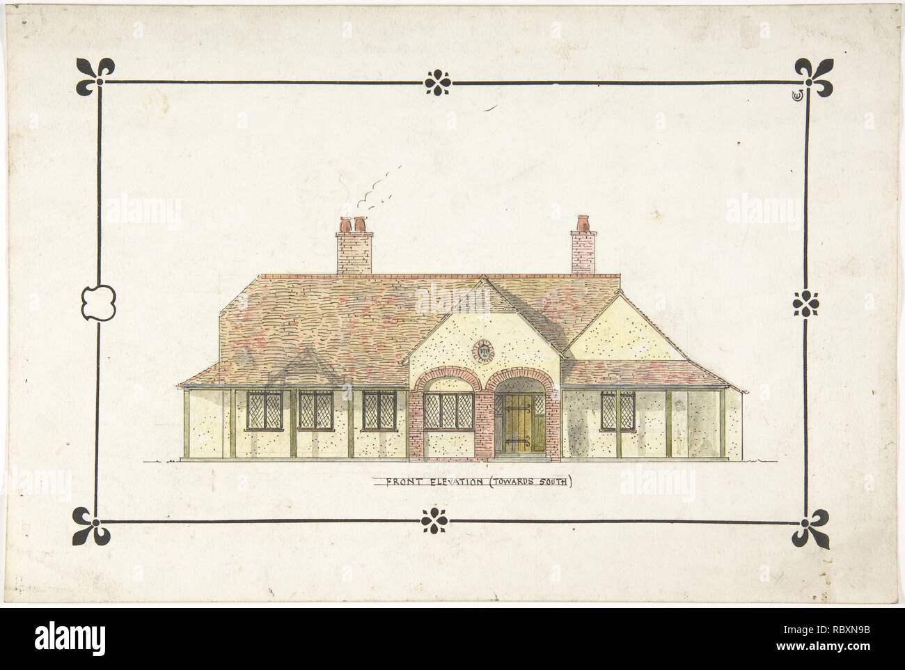 Front elevation drawing hi-res stock photography and images - Alamy