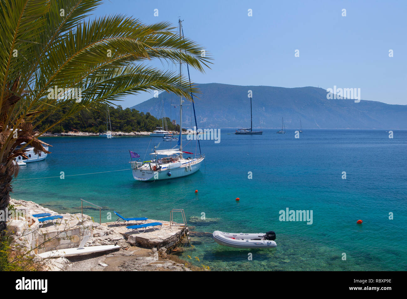 Fiskardo, northern Kefalonia, Greece Stock Photo - Alamy