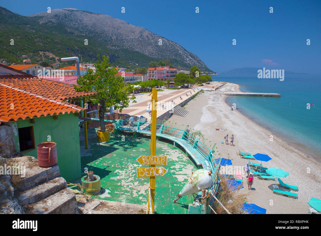 Poros beach, Kefalonia, Greece Stock Photo - Alamy