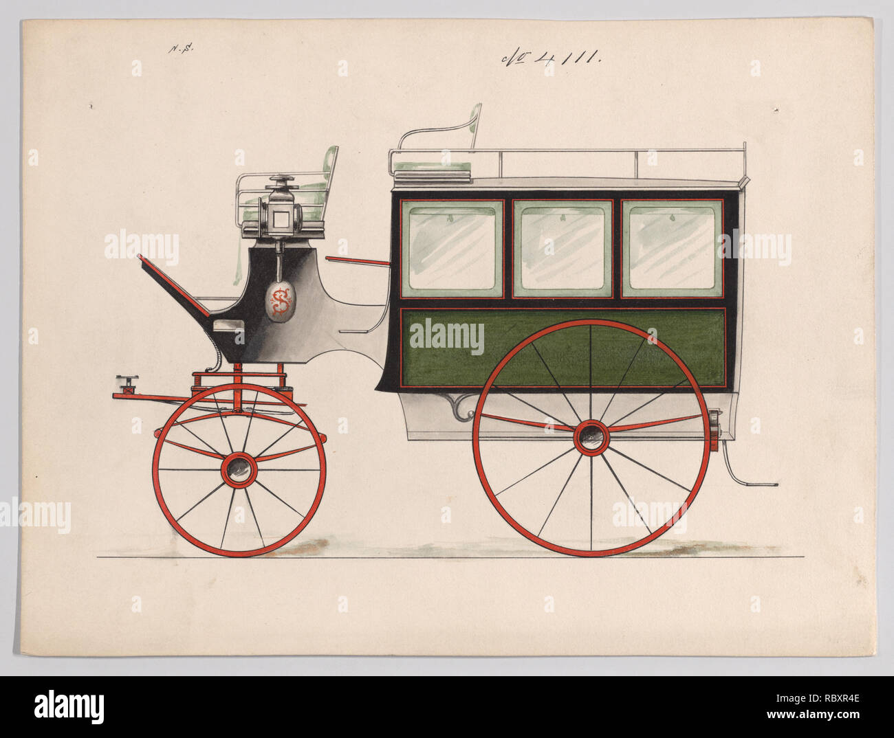 Old wagonette hi-res stock photography and images - Alamy