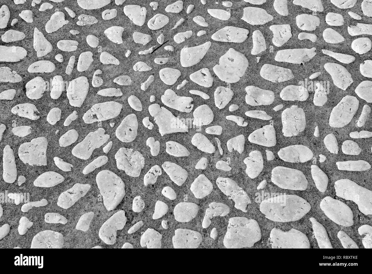 Patterns and textures of rock, stones and mortar in vintage street and ...