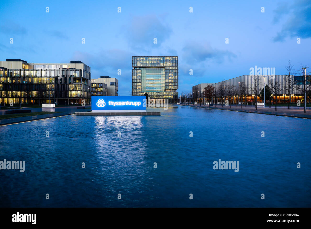 ThyssenKrupp Headquarters, Essen, Ruhr Area, North Rhine-Westphalia ...