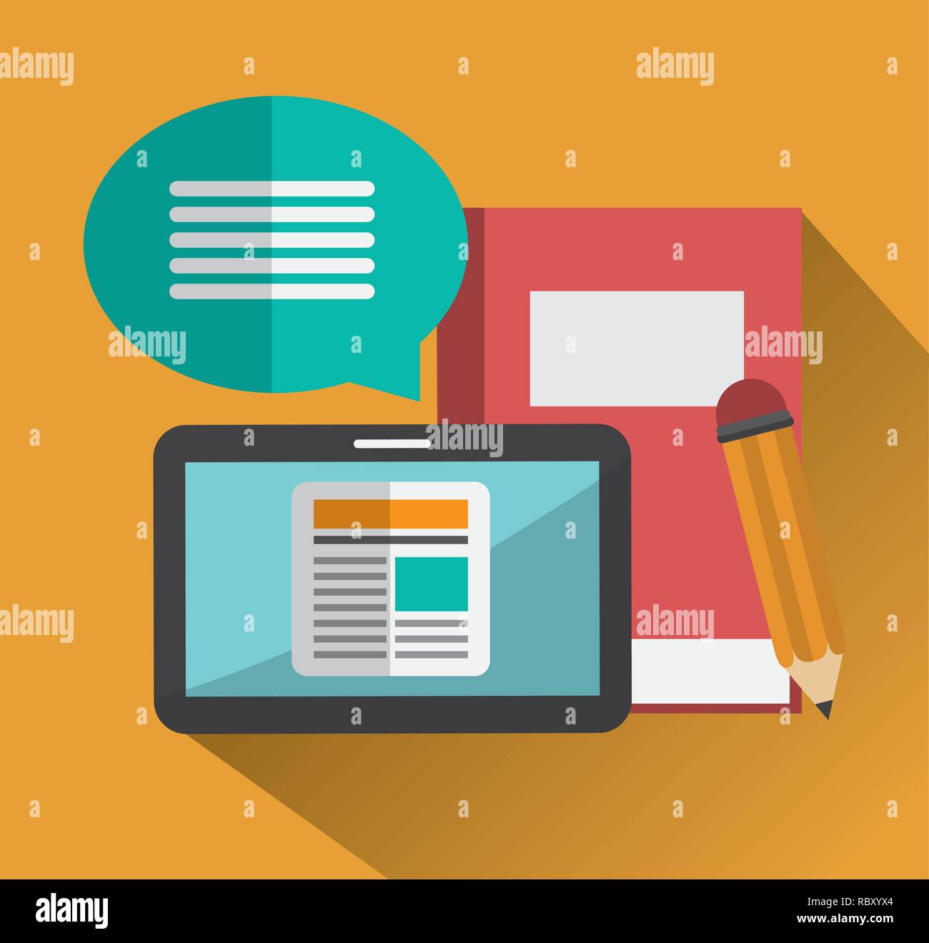 Blog icons design Stock Vector Image & Art - Alamy
