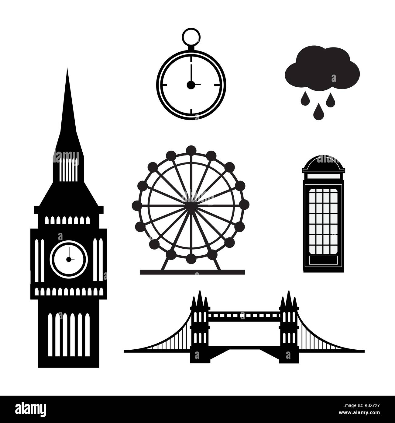 London landmarks design Stock Vector Image & Art - Alamy