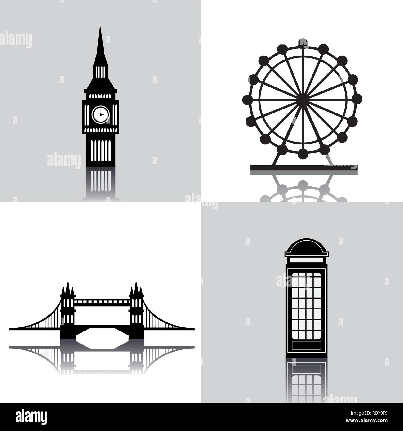 London landmarks design Stock Vector Image & Art - Alamy