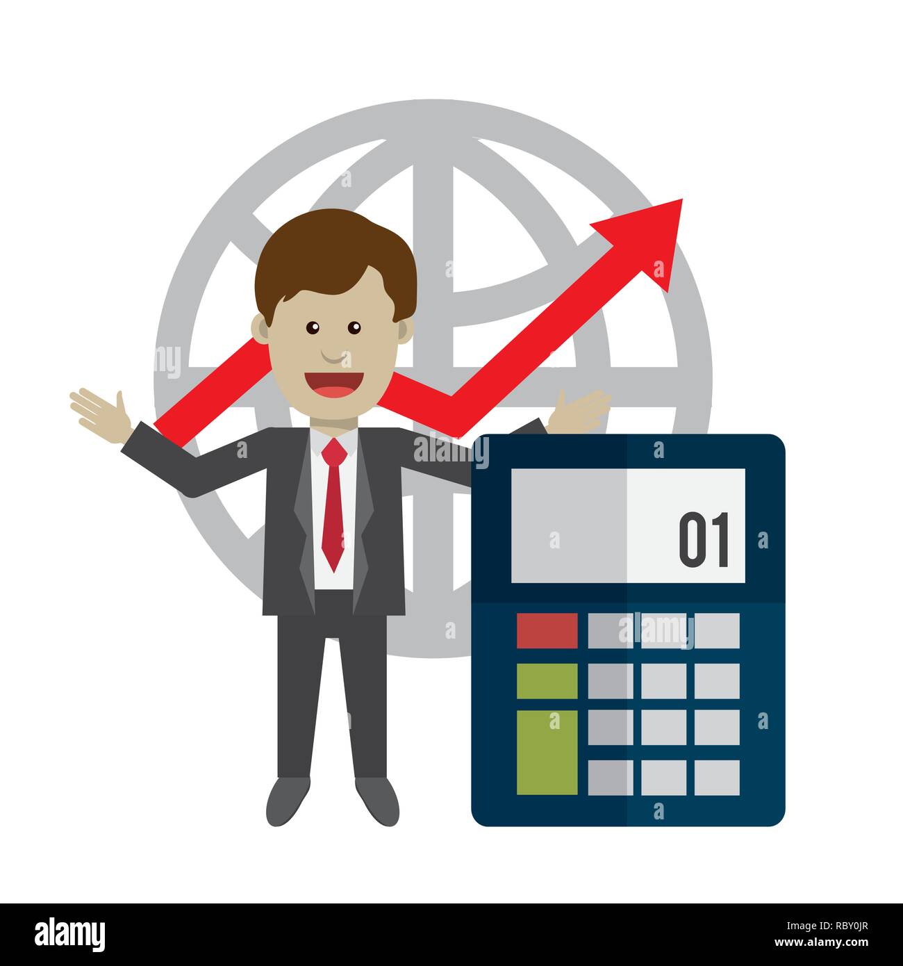 Profit graphics, vector illustration Stock Vector Image & Art - Alamy