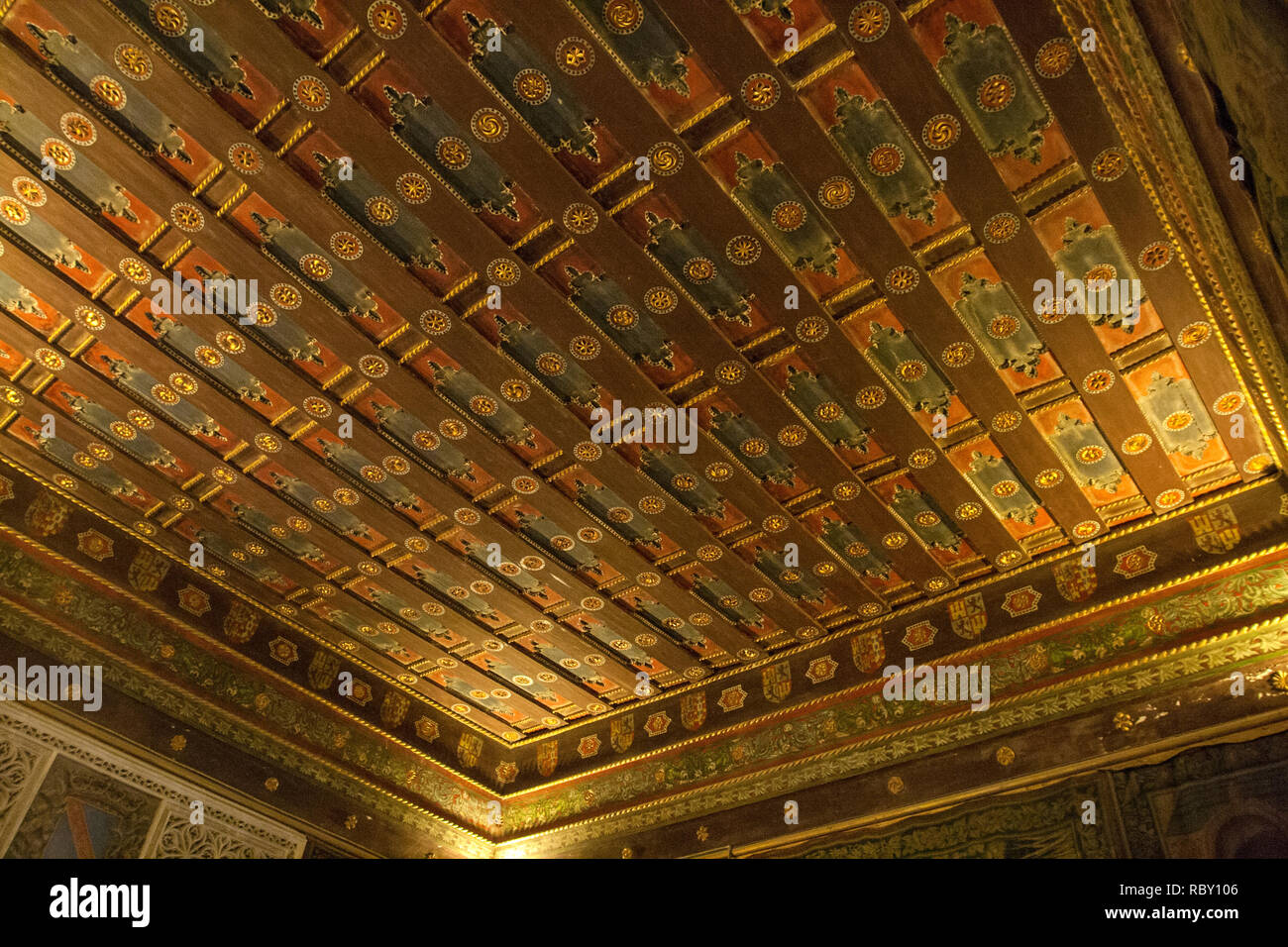 Alcazar of segovia, spain interior hi-res stock photography and images ...