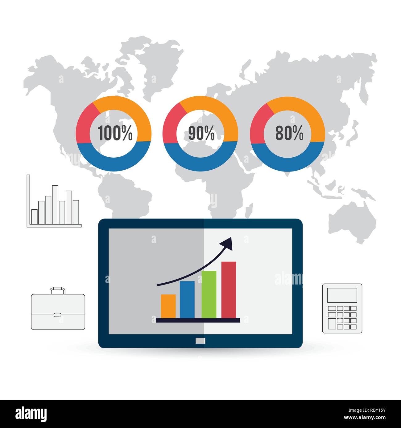Profit graphics, vector illustration Stock Vector Image & Art - Alamy