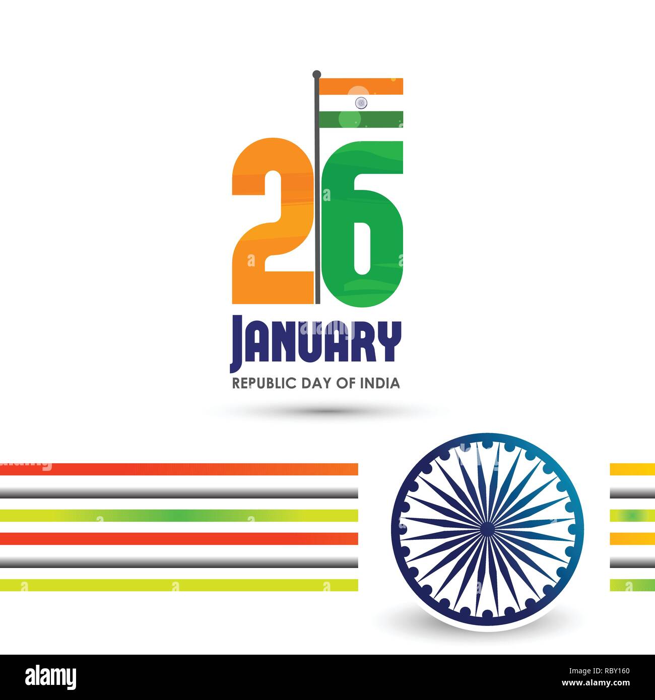 indian republic day 26th January Background Stock Vector Image & Art ...