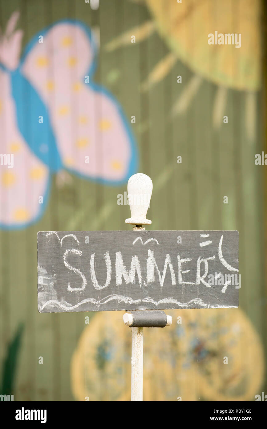 Child chalk writing hi-res stock photography and images - Alamy