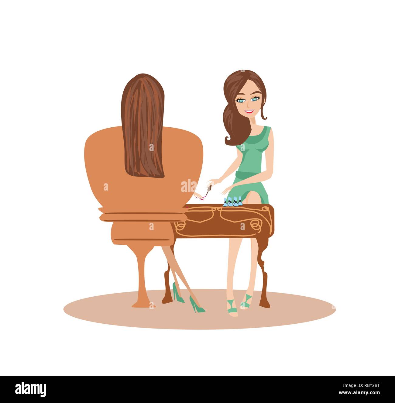 Polish young women Stock Vector Images - Alamy