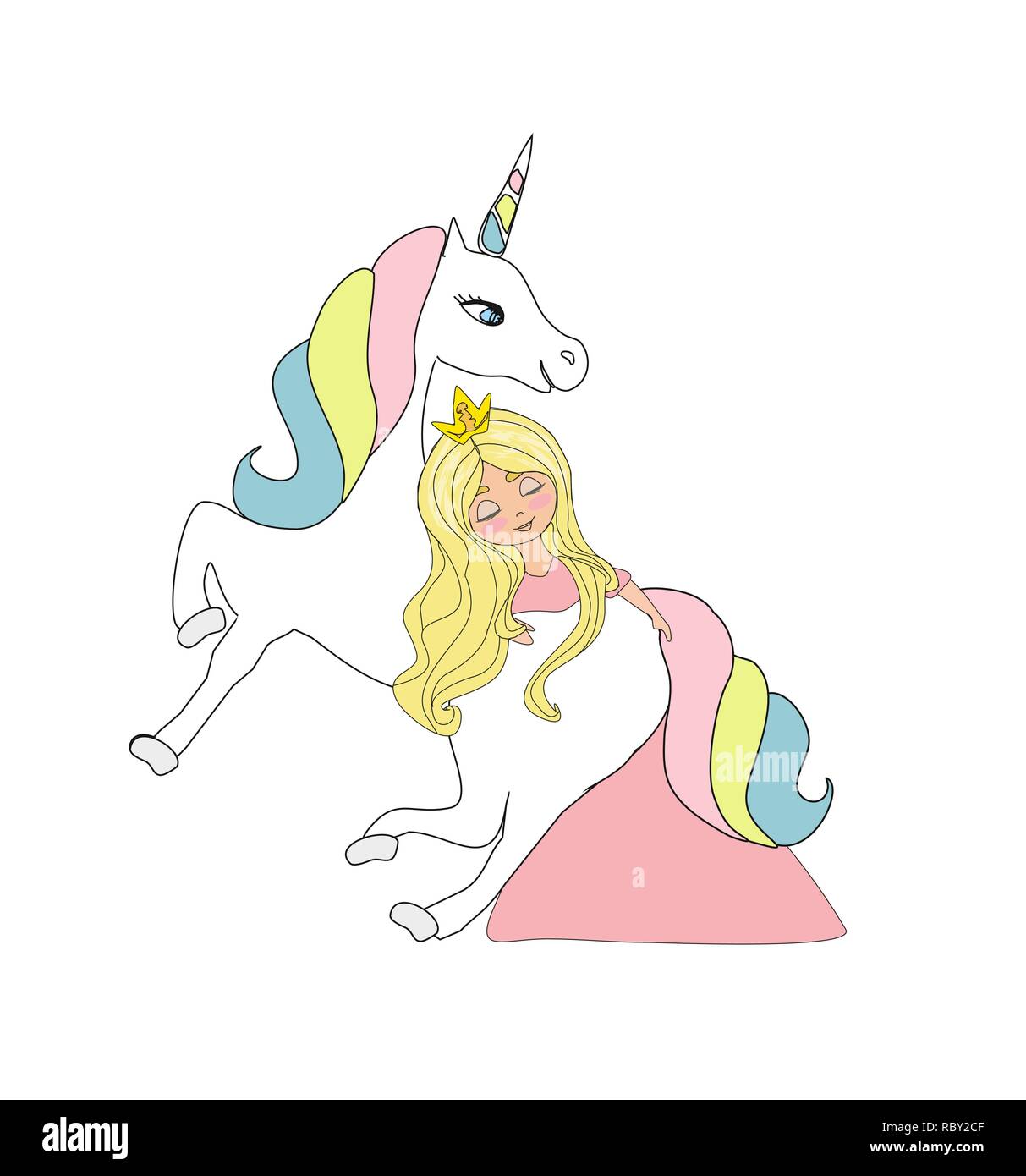 Roses for my princess Stock Vector Images - Alamy