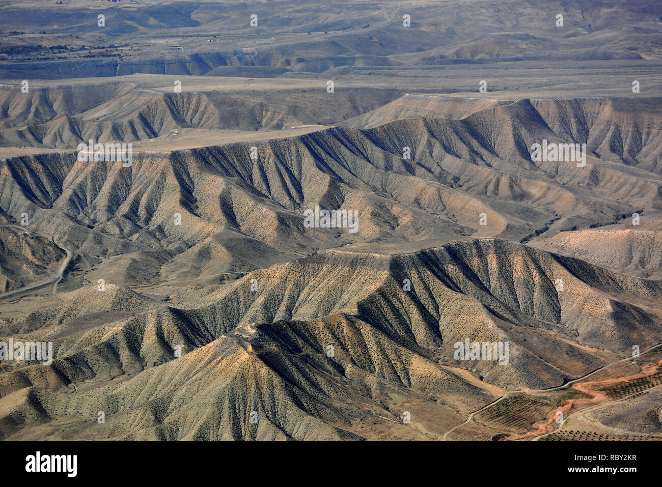 View of amazing mountains. Mountain pattern. Cracks in rock. Colorful ...