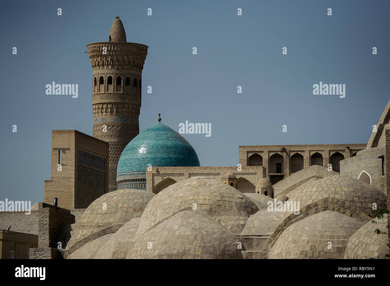 The Kalyan Minaret in Bukhara, Uzbekistan Stock Photo - Alamy