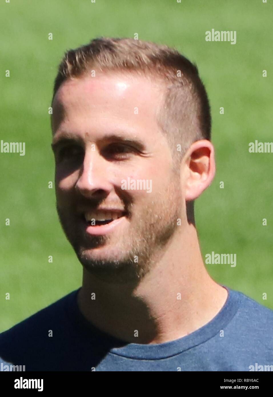 Adam Kolarek on July 7, 2018 (cropped Stock Photo - Alamy