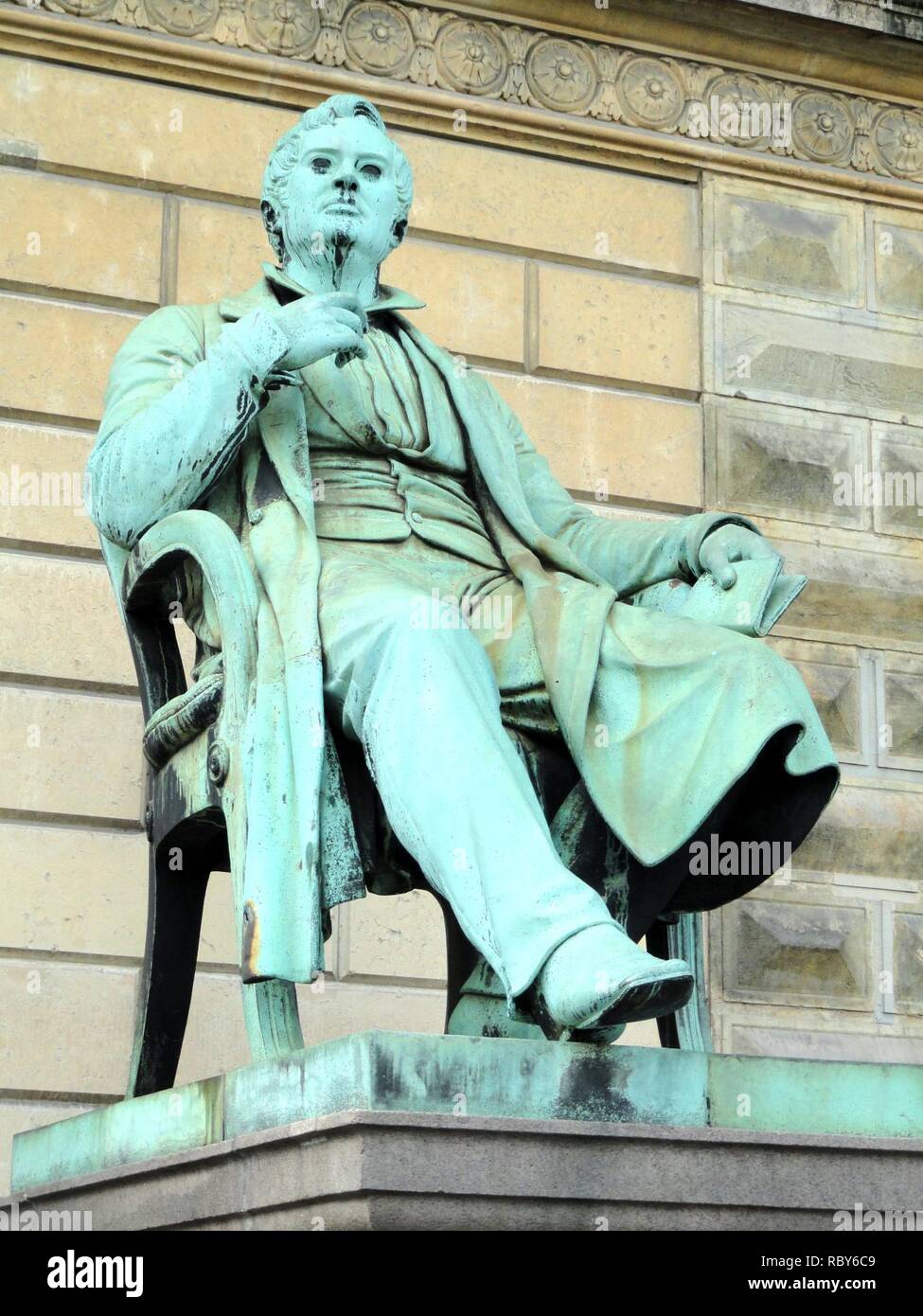 Adam Oehlenschläger by Herman Wilhelm Bissen - Copenhagen - DSC08432 ...