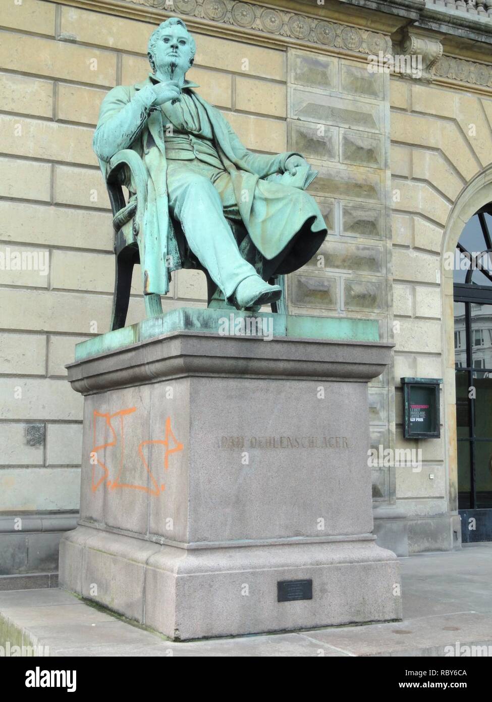Adam Oehlenschläger by Herman Wilhelm Bissen - Copenhagen - DSC08433 ...