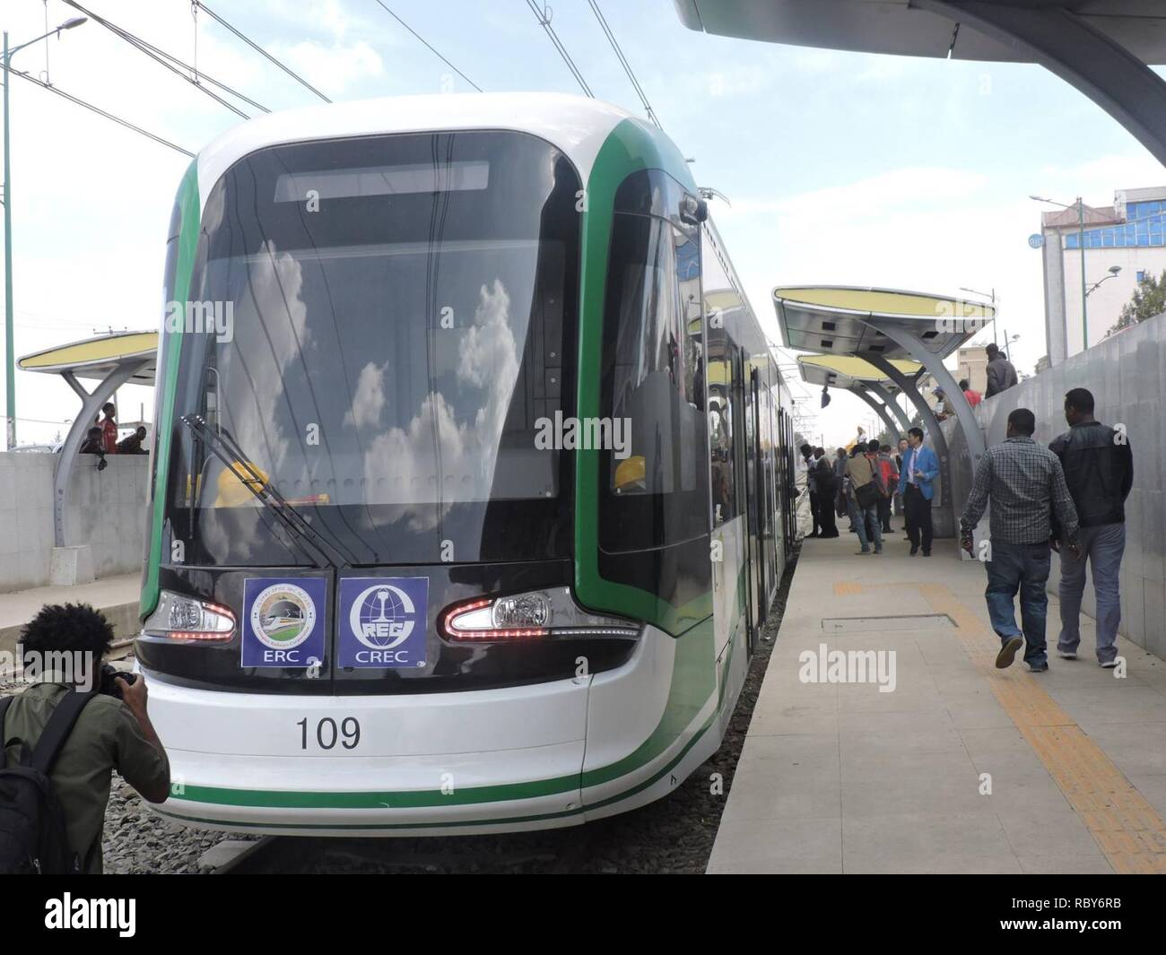 Addis ababa light rail hi-res stock photography and images - Alamy