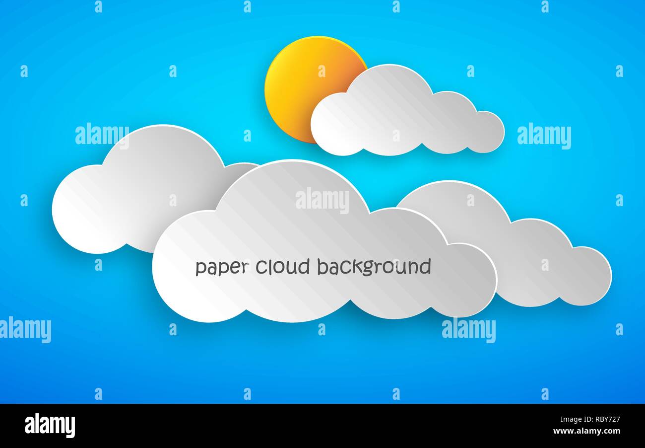 White cloud and sunlight Stock Vector Images - Alamy