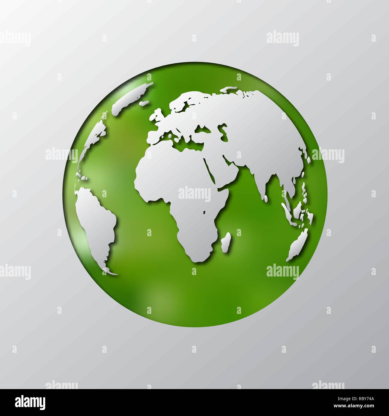 Earth globe design eco Stock Vector Images - Alamy