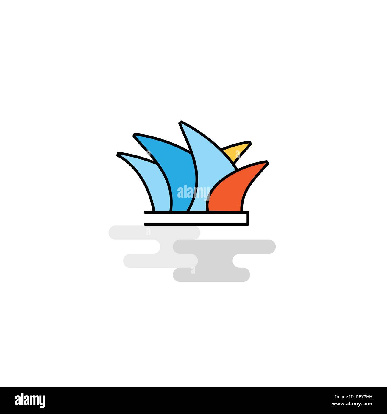 Sydney icon modern landmark Stock Vector Images - Alamy