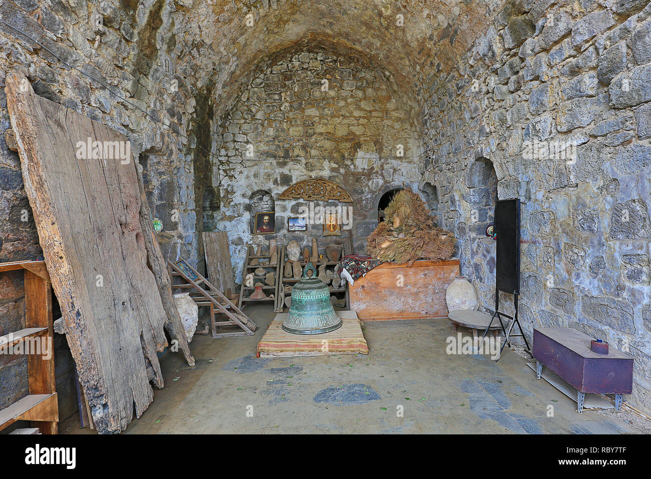 One of the rooms inside of the Armenian Apostolic church and monastery ...