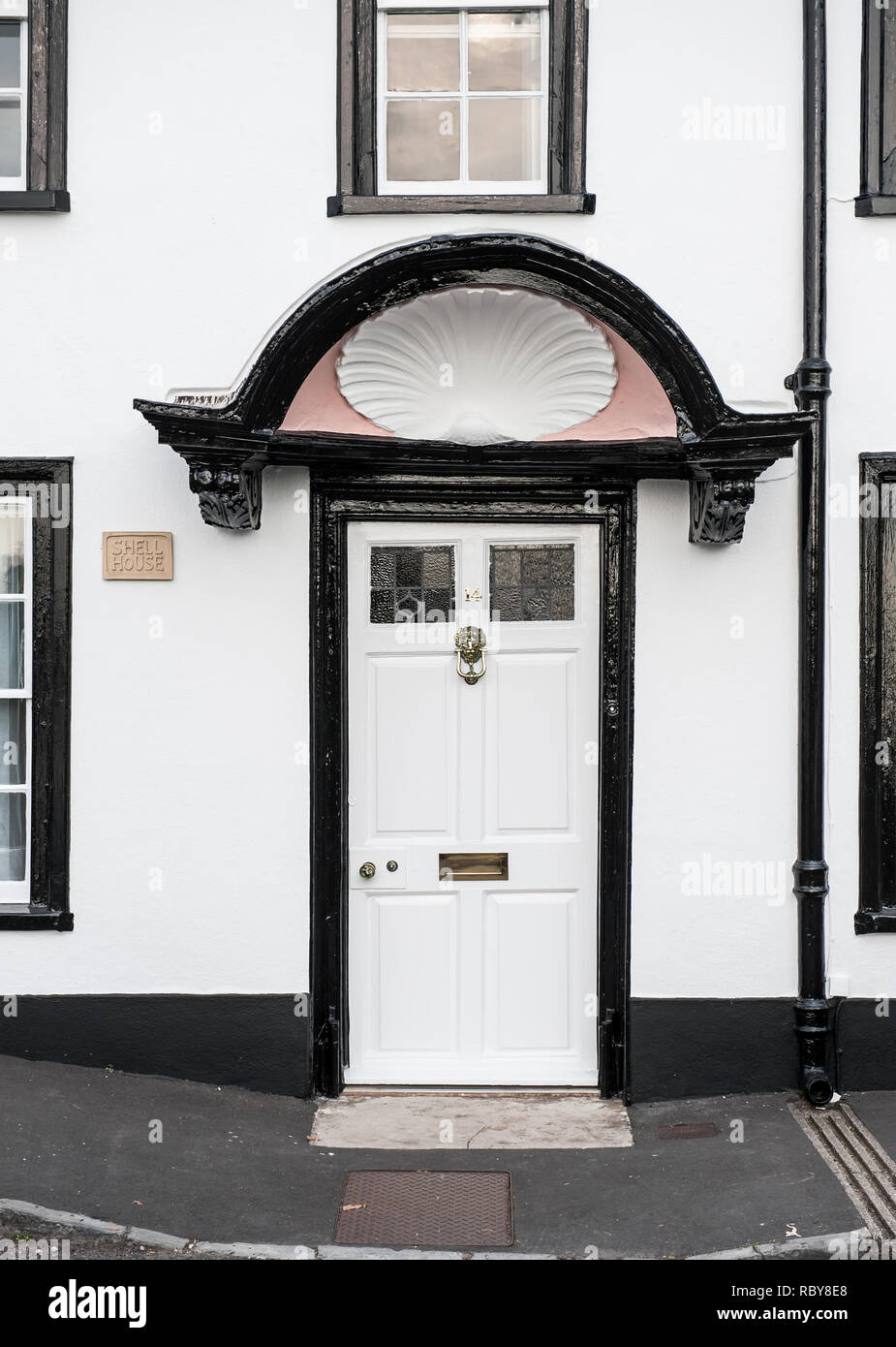 Shell House, Topsham, Devon Stock Photo - Alamy