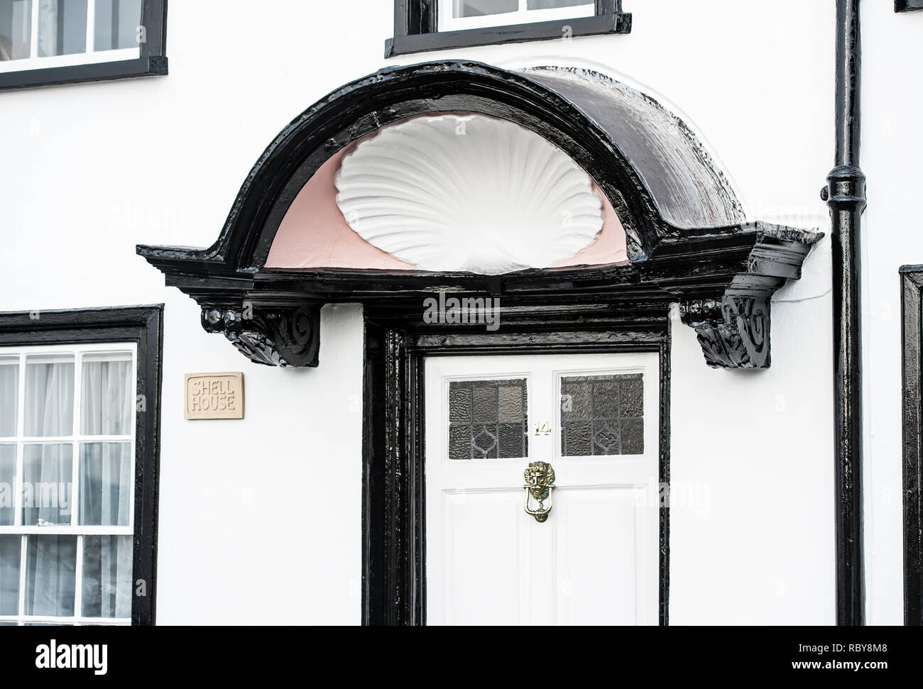 Shell House, Topsham, Devon Stock Photo - Alamy