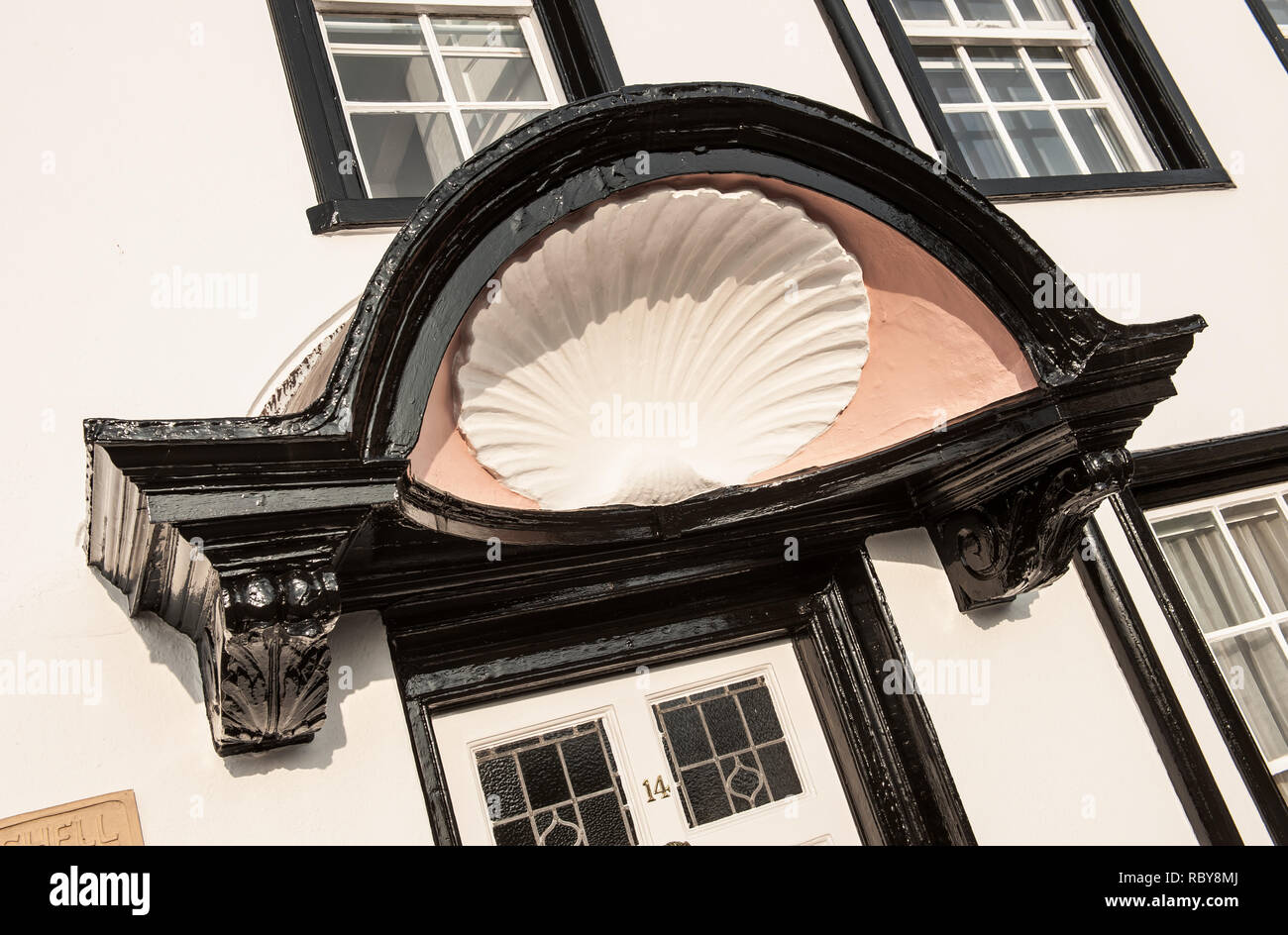 Shell House, Topsham, Devon Stock Photo - Alamy