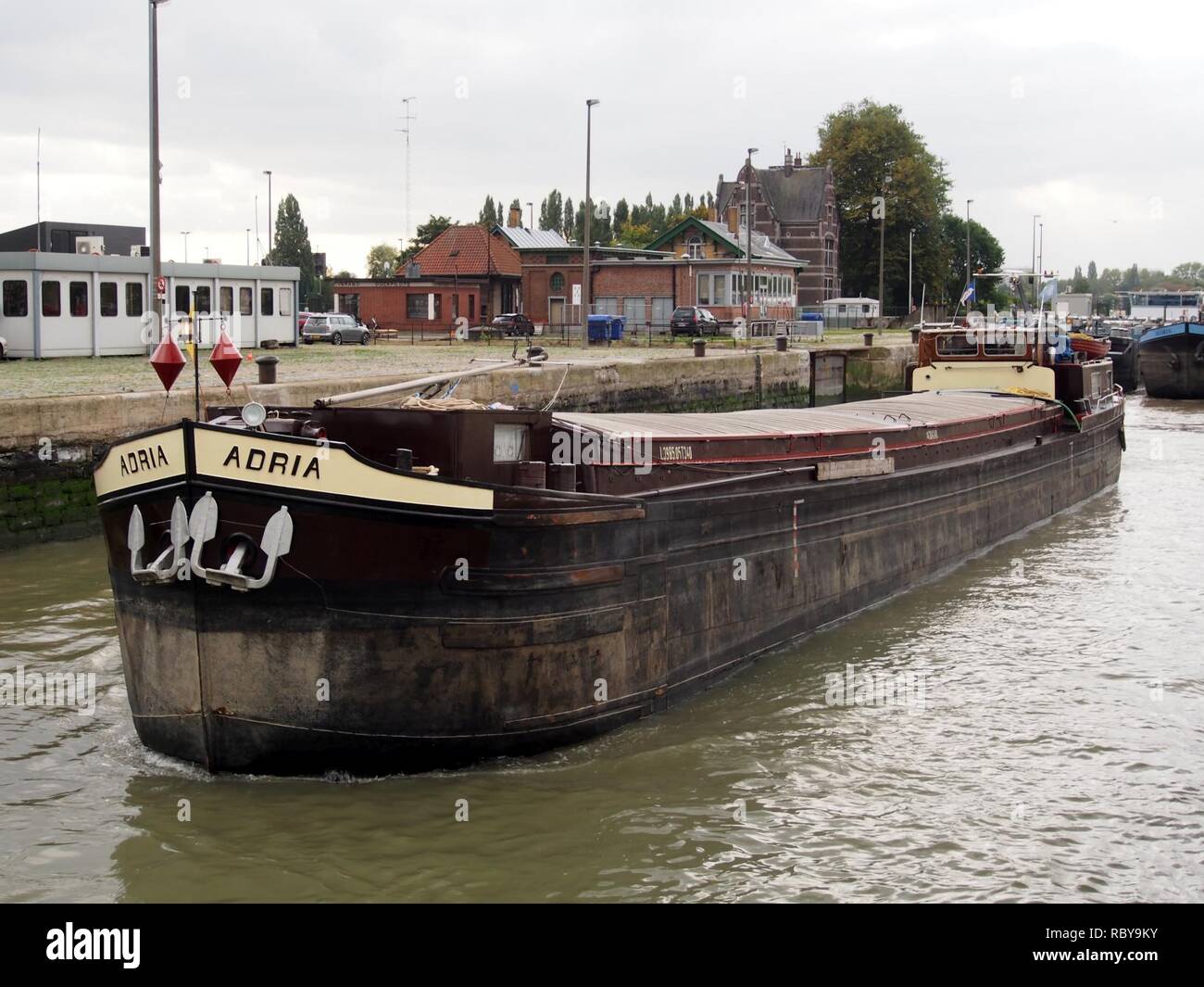 Adria (ship, 1928), ENI 04304340, Port of Antwerp pic2 Stock Photo - Alamy