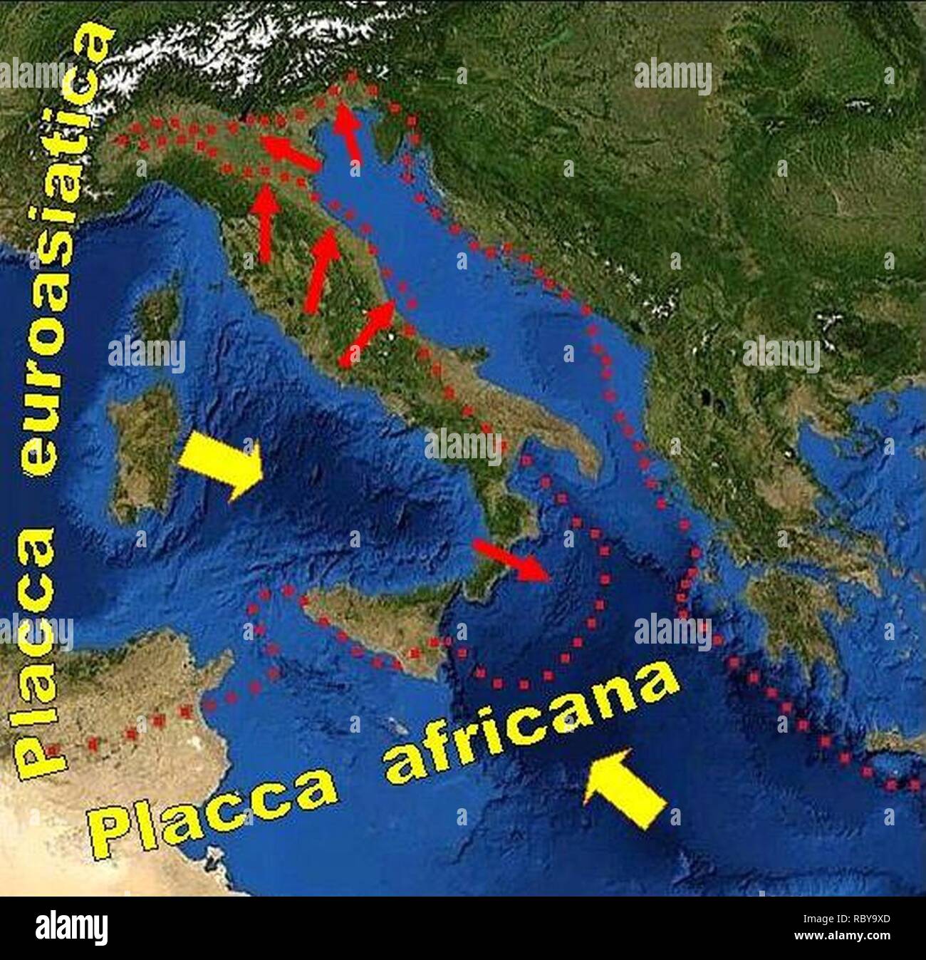 Adriatic Plate 3 Stock Photo - Alamy