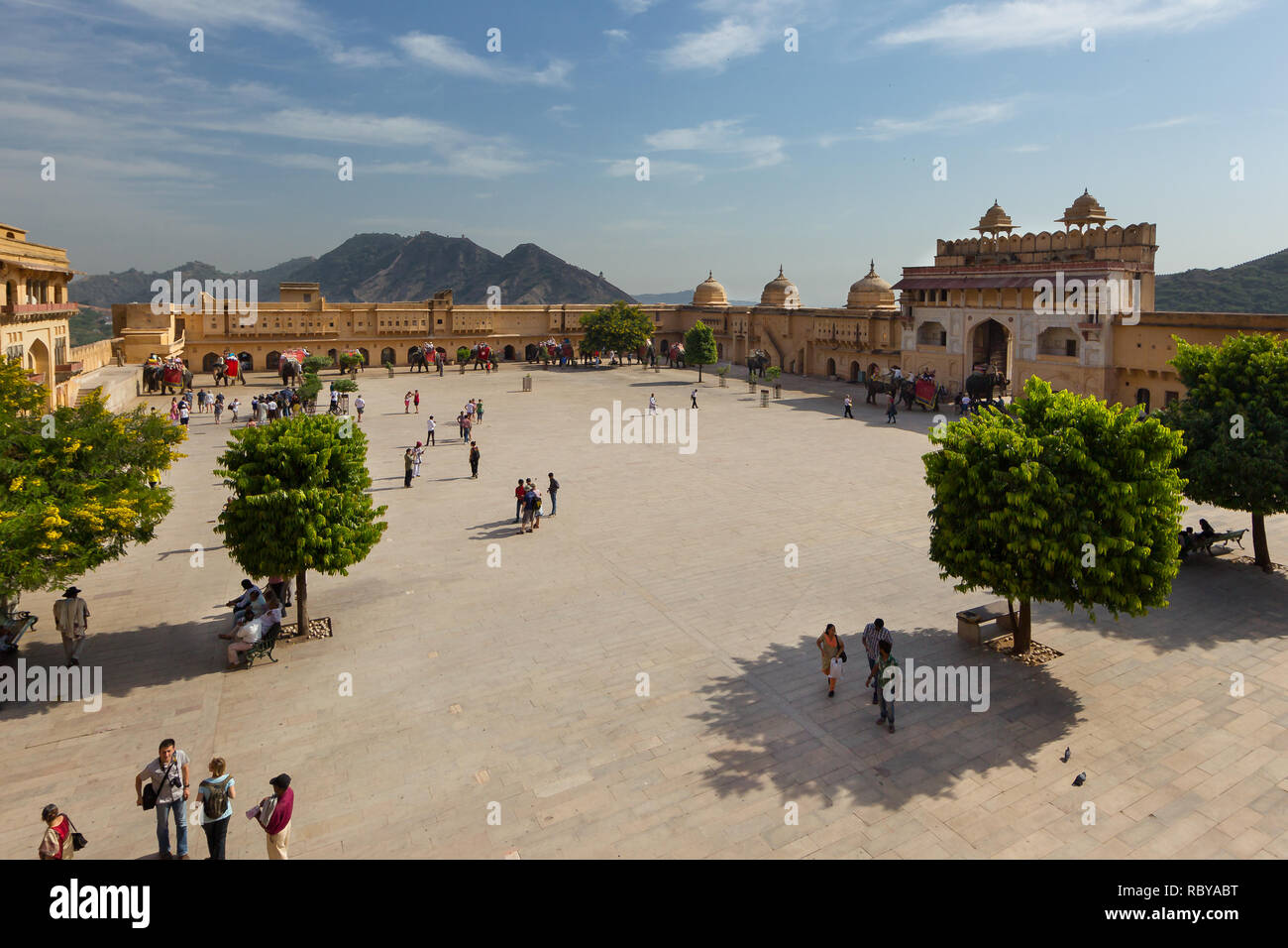 Amber fort palace near hi-res stock photography and images - Alamy