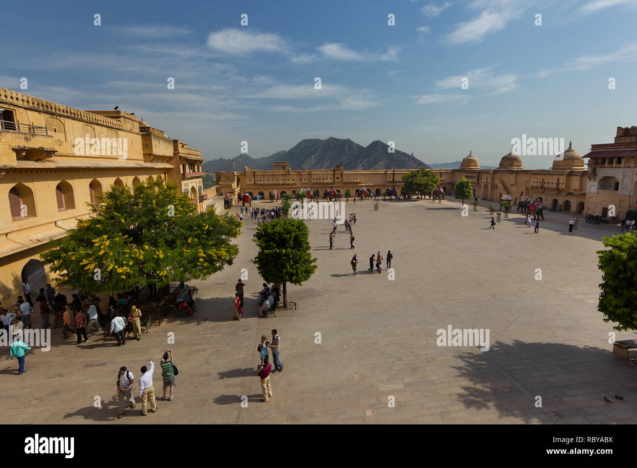 Amer Fort near Jaipur Stock Photo - Alamy