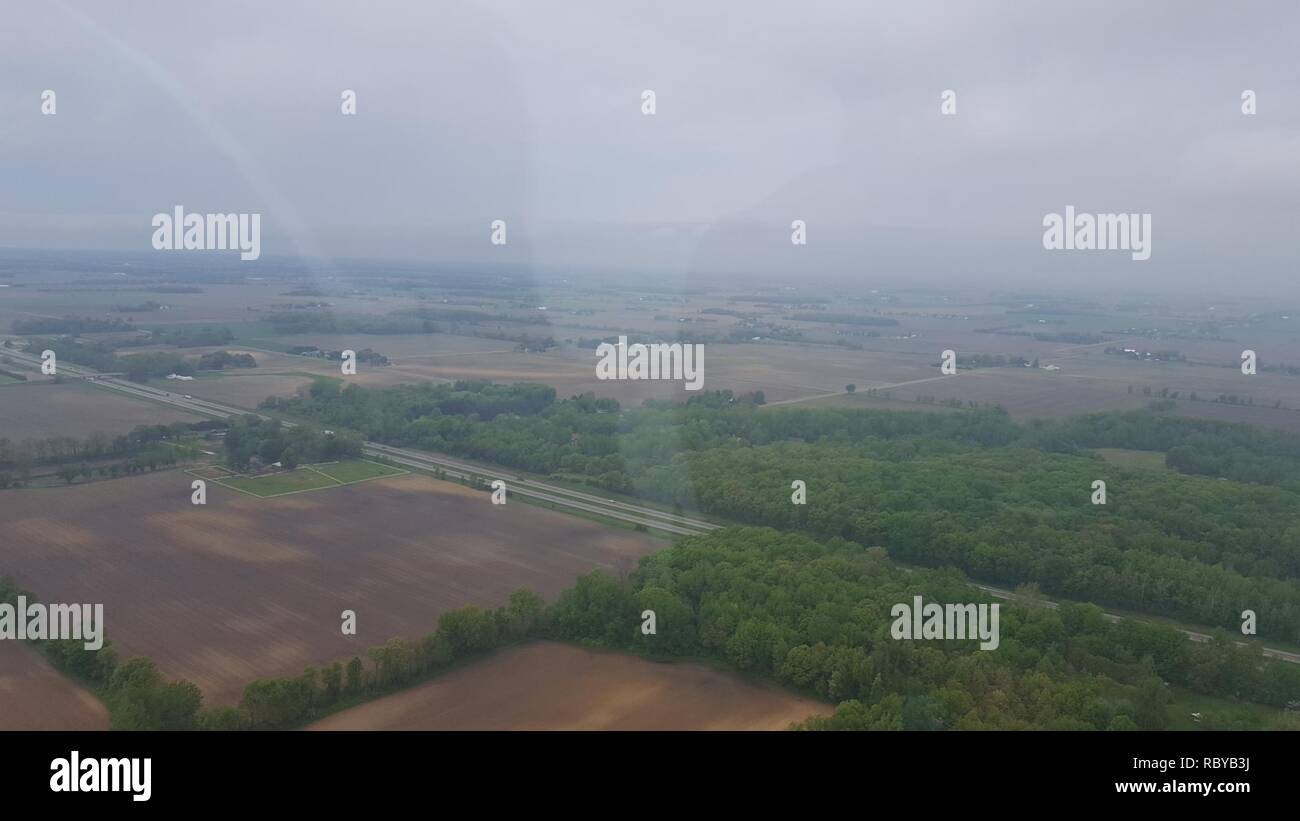 Aerial View Of Turnpike Swanton Stock Photo - Alamy