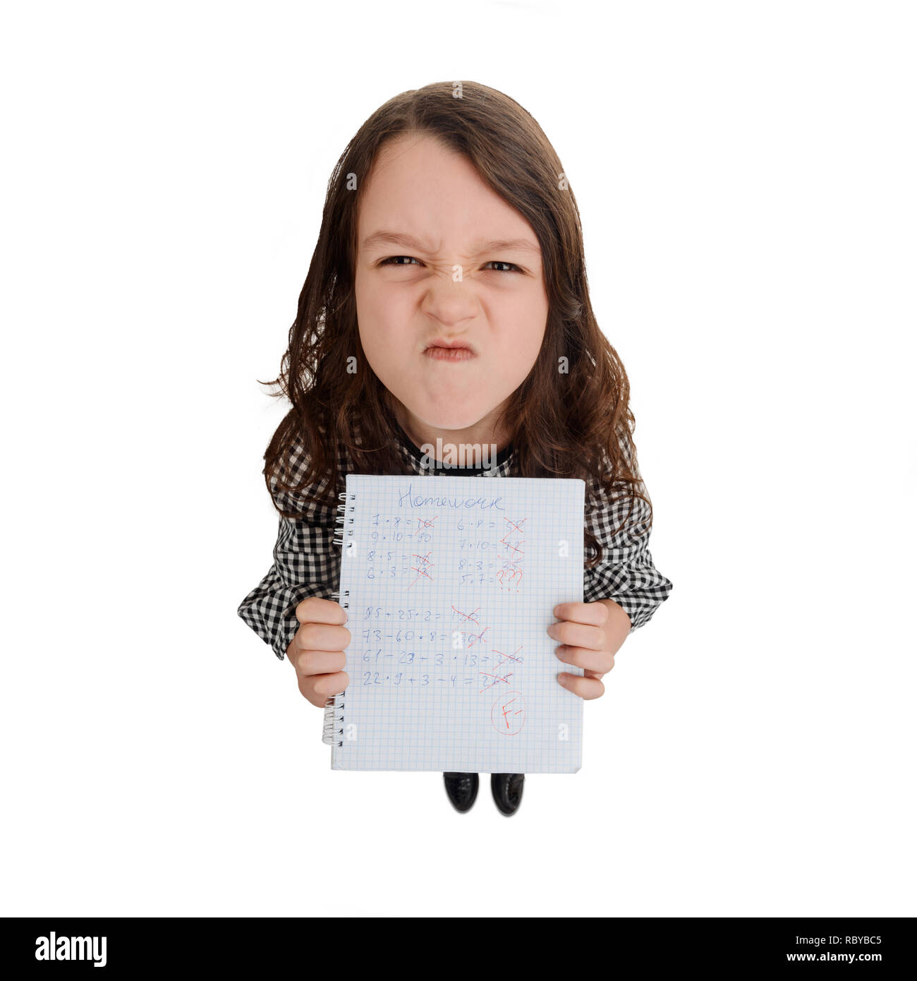 Homework child mad hi-res stock photography and images - Alamy