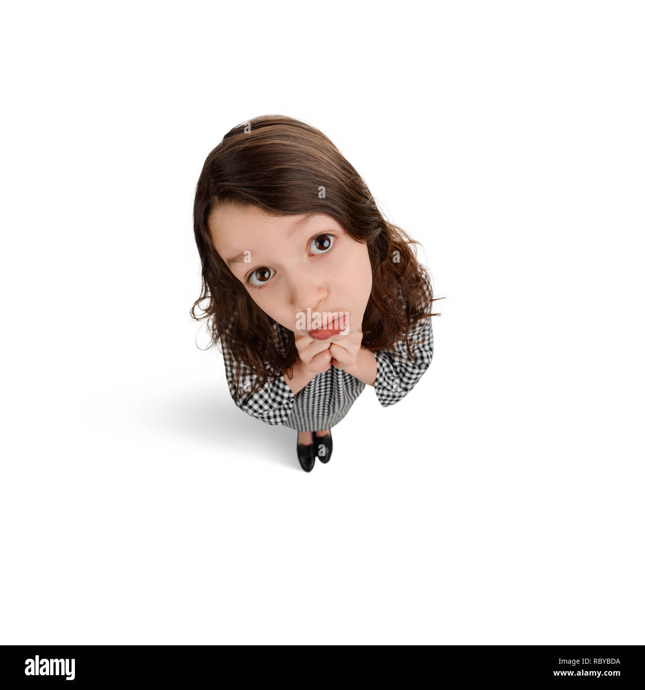 Kid asking for something Stock Photo - Alamy