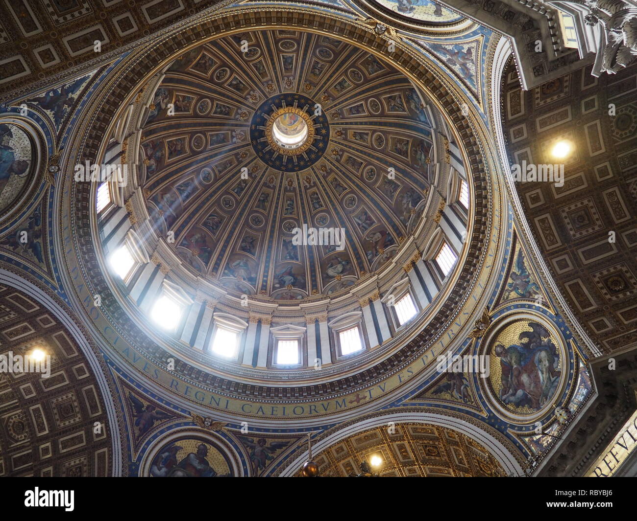 St.Peter's Dome - Vatican city - Rome Stock Photo - Alamy