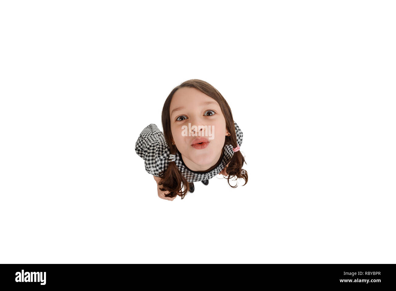 Hilarious girl making funny faces Stock Photo - Alamy