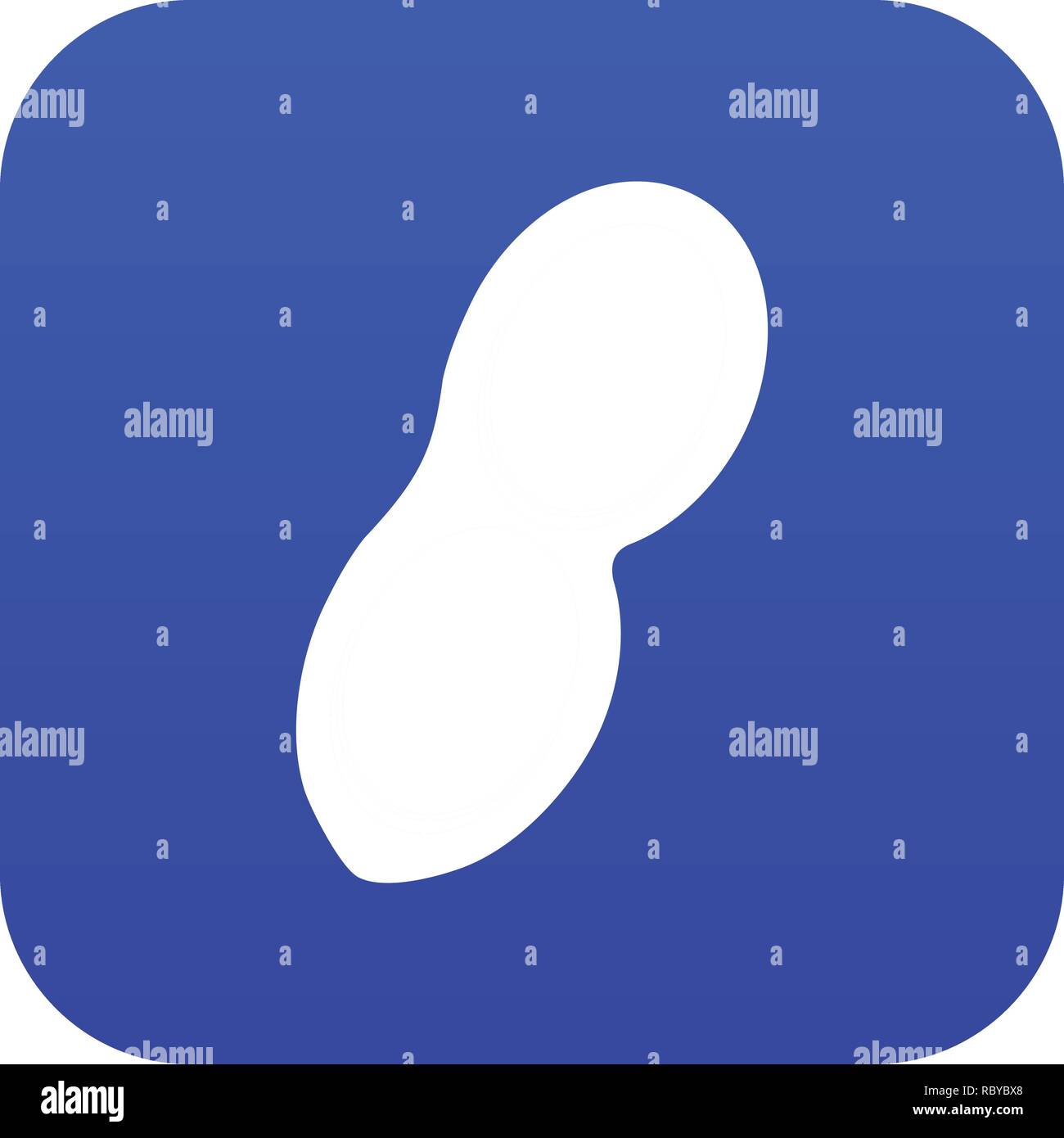Peanut icon digital blue Stock Vector Image & Art - Alamy