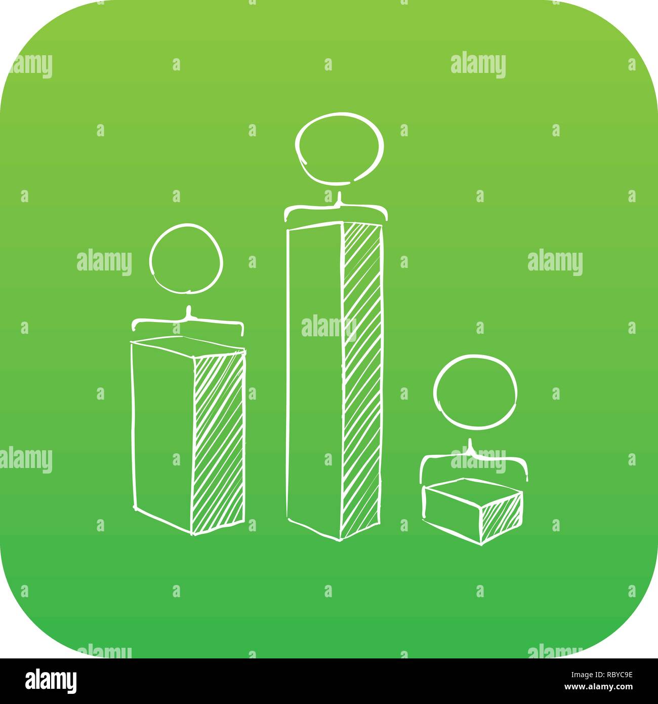 Square diagram infographics, hand drawn style Stock Vector Image & Art ...