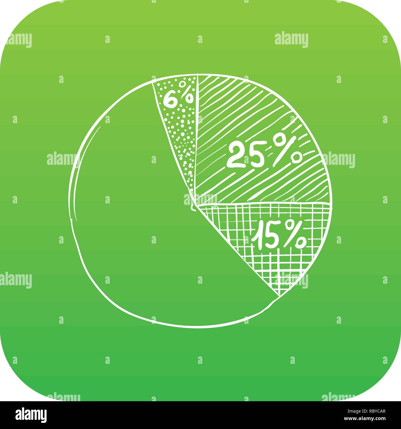 Round diagram infographics, hand drawn style Stock Vector Image & Art ...